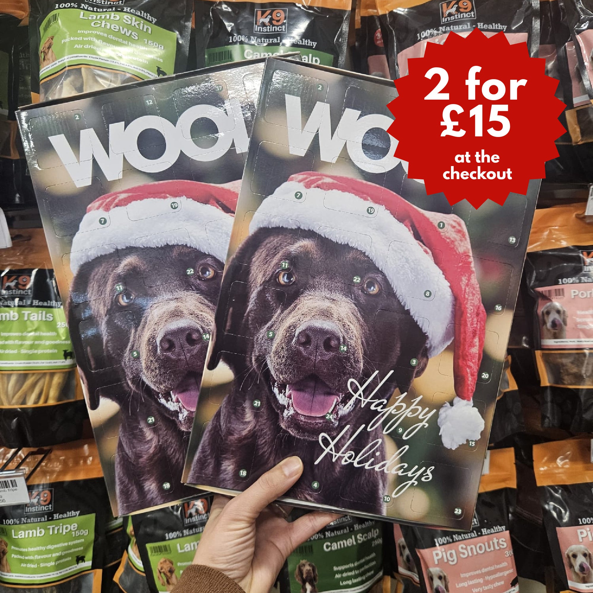 Woolf Advent Calendar – Natural Treats Wiltshire